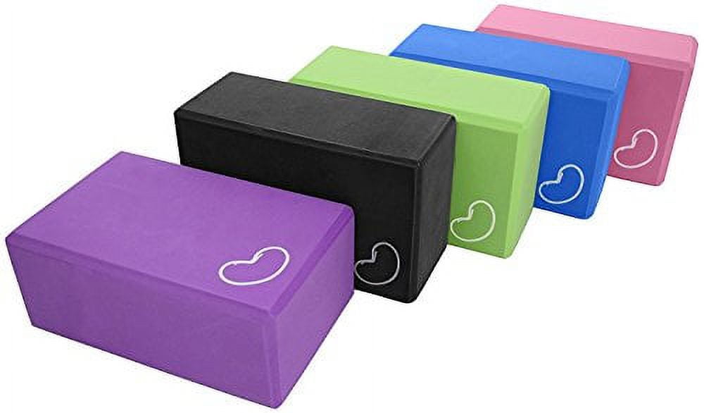 Yoga Blocks - Eco Foam Yoga Block, Non-Slip Durable Fitness for Improve ...