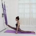 Yoga Fitness Stretching Strap Adjustable Leg Stretcher Back Bend Assist ...