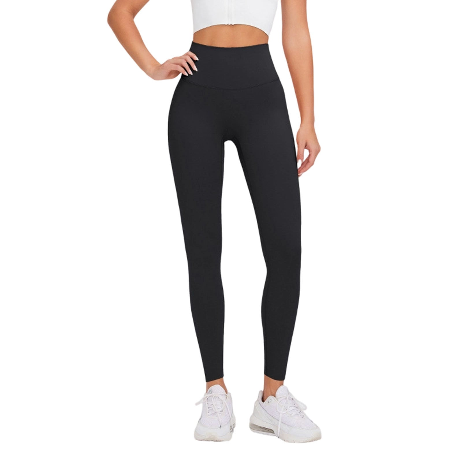 Yoga Flare Pants With Skirted Overlay And For Workout High Waist ...