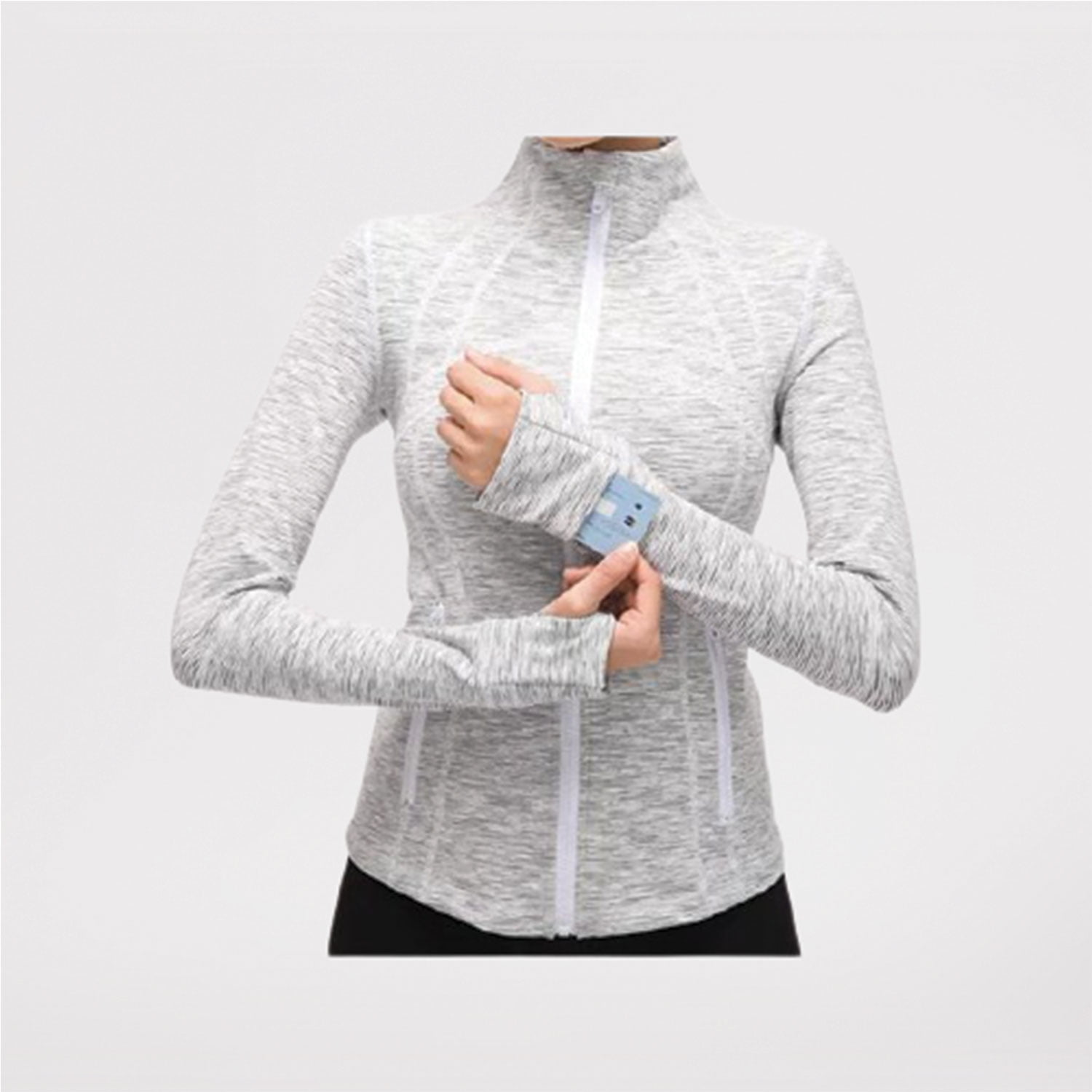 Yoga Jacket Full Zip-up Running Shirt Running Track Jacket Sportswear ...