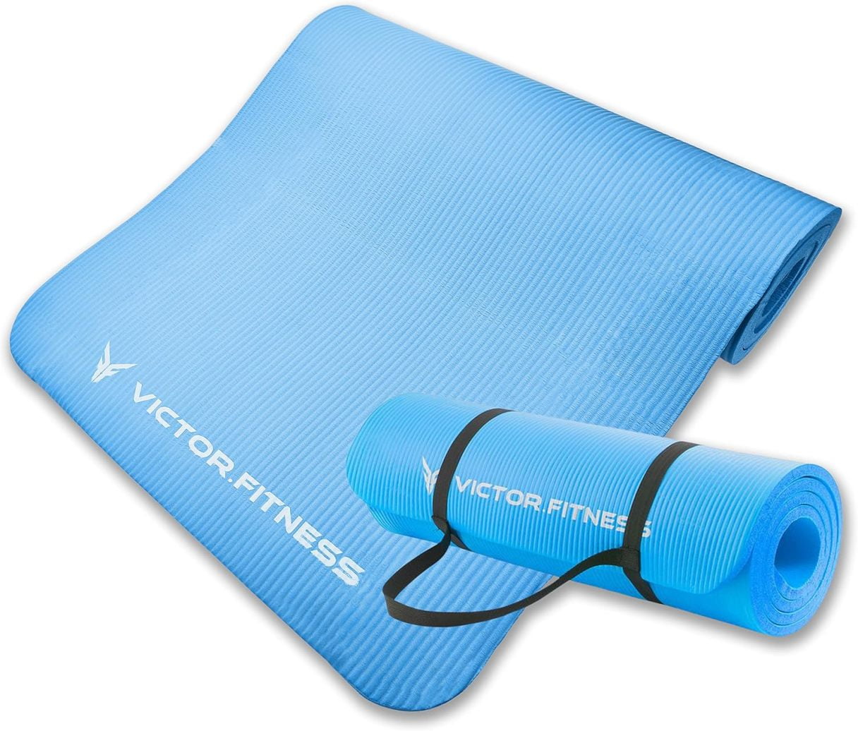 Yoga Mat (71x24) 1/2-Inch Thick All-Purpose Yoga Mat for Yoga, Exercise ...