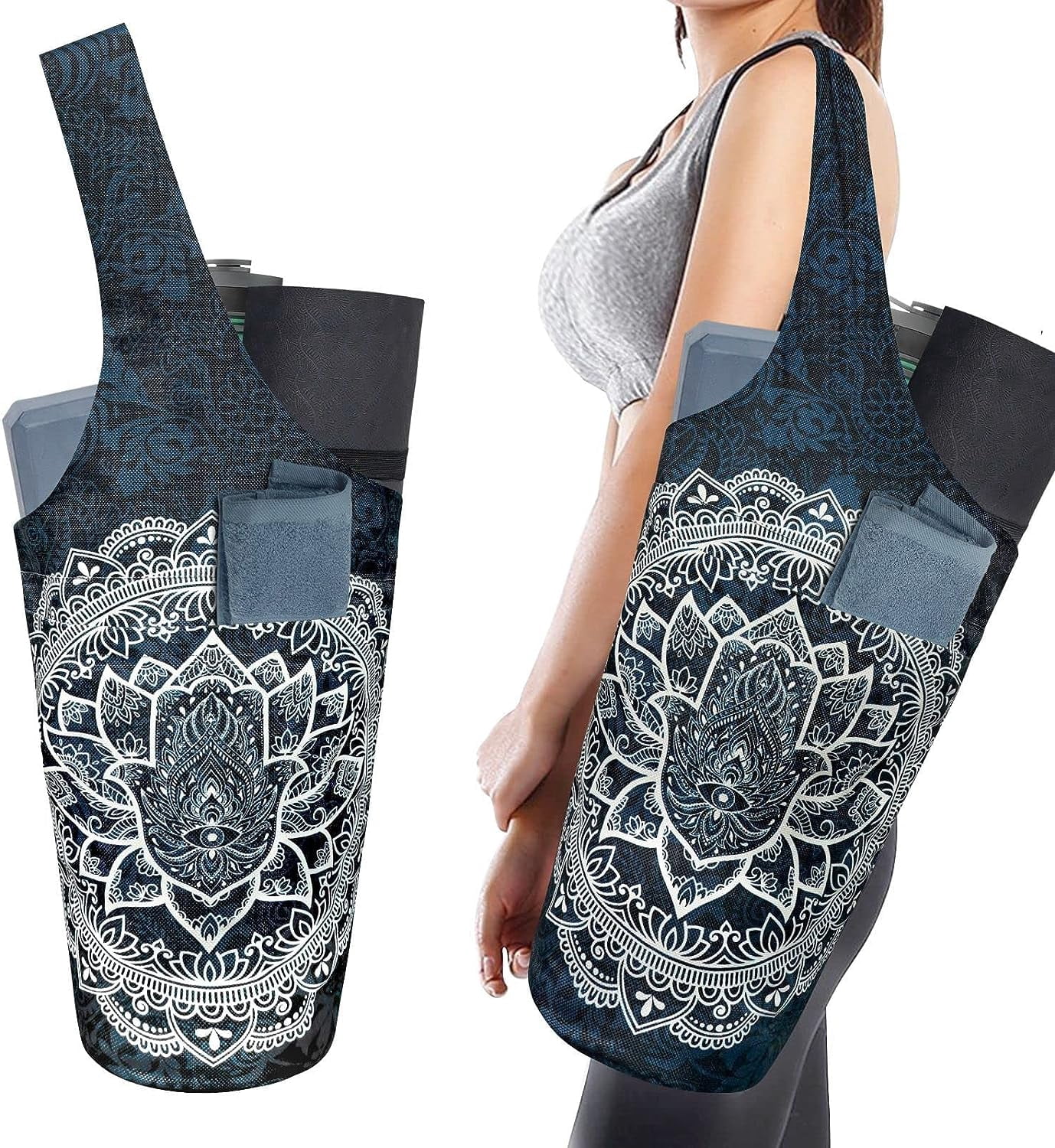 Yoga Mat Bags and Carriers Fits All Your Stuff,Yoga Mat with Bag With ...