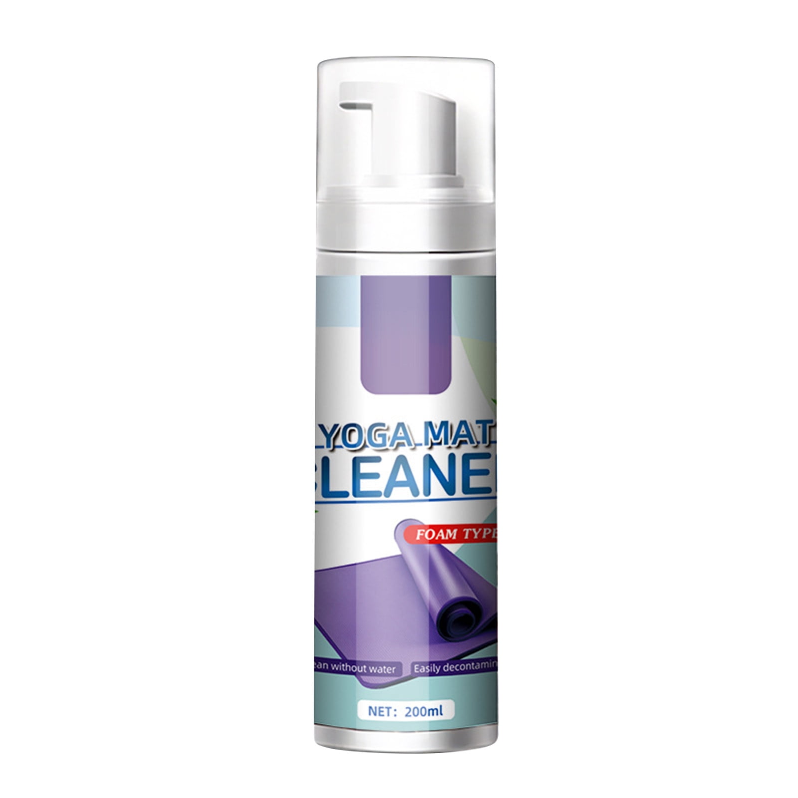 Yoga Mat Cleaner Dry Cleaning Agent Removes Sweat Stains Water-Free ...