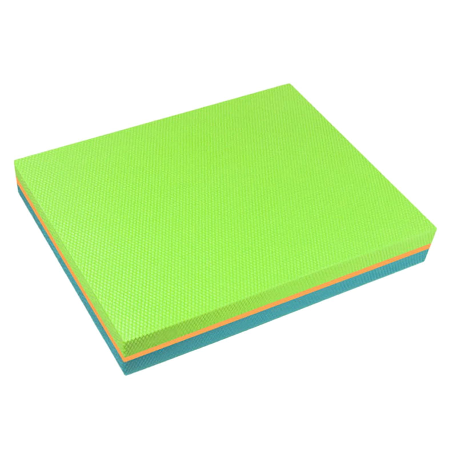 Yoga Mat Exercise Balance Pad Fitness Cushioned Mat 6cm Thick Physical ...