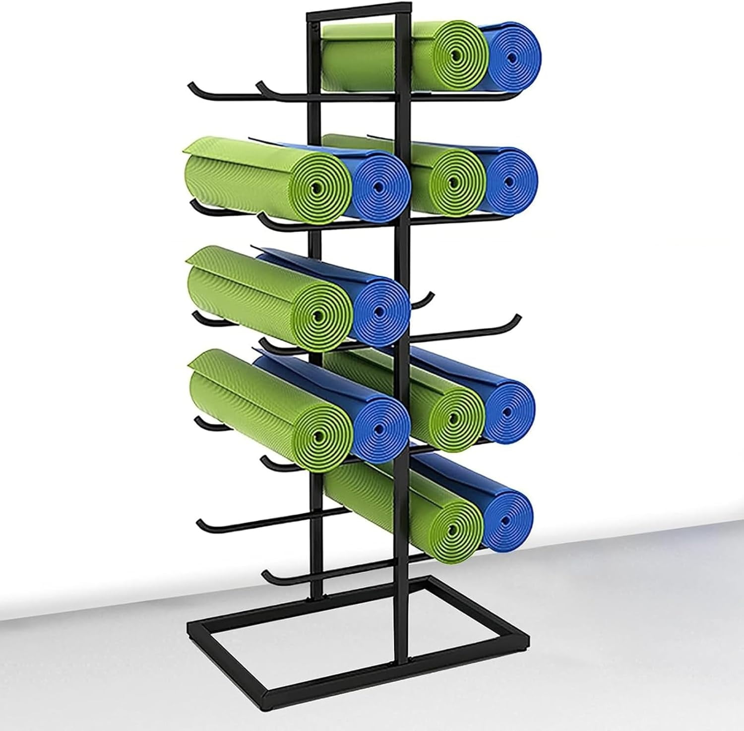 Yoga Mat Holder Wall Mount, Home Gym Storage For Storing Fitness, Yoga ...