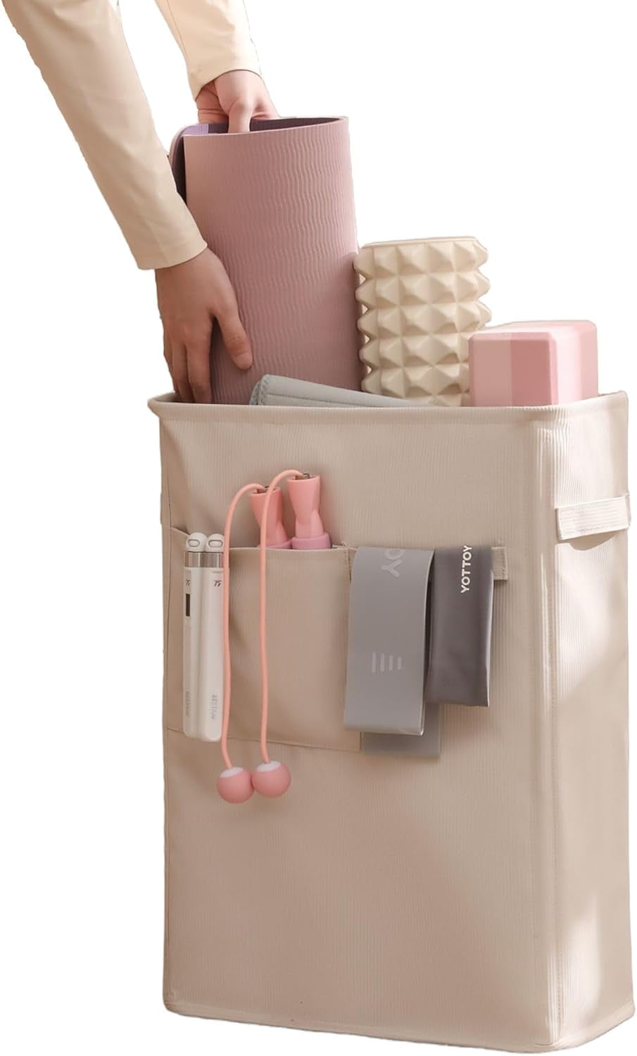 Yoga Mat Storage, Home Gym Workout Exercise Equipment Organizer for ...