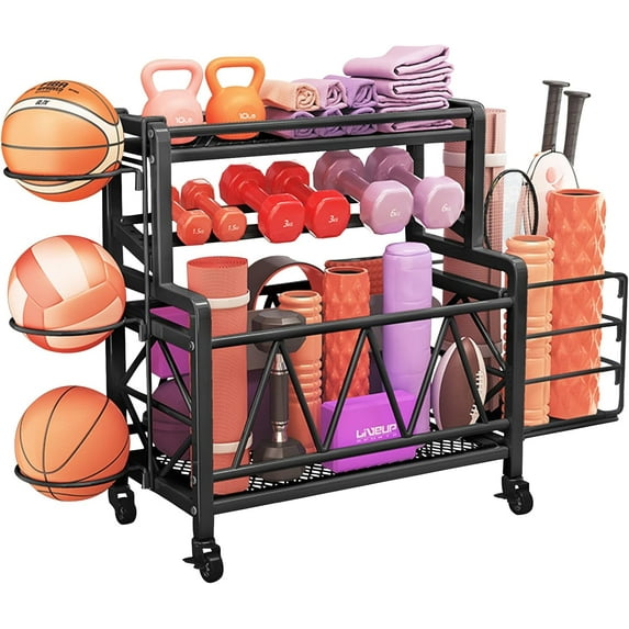 Yoga Mat Storage Racks, Home Gym Storage Rack, Weight Rack for ...