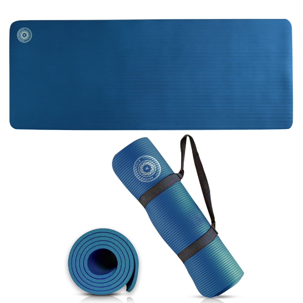 Yoga Mat with Carry Strap | Lightweight Yoga Mat For Pilates, Yoga ...