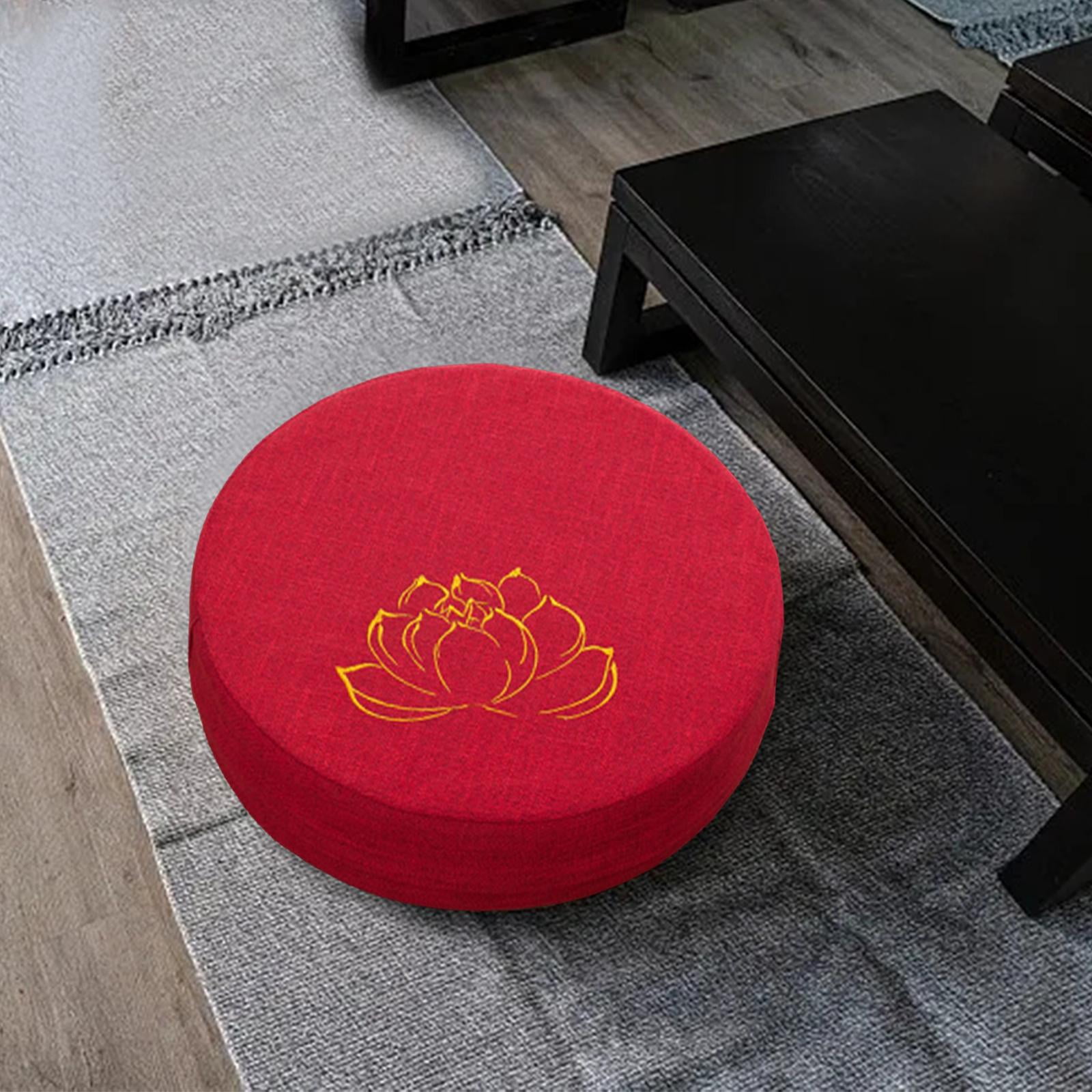 Yoga Meditation Cushion with Removable Cover Japanese Tatami Mat ...