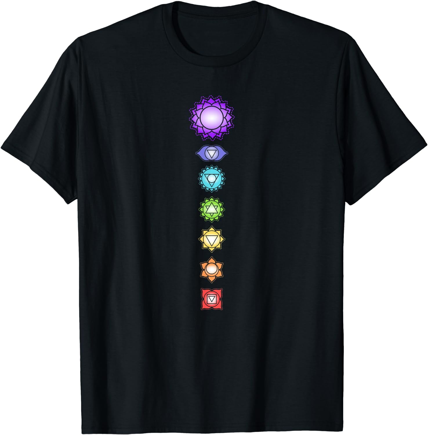 Yoga Meditation Spiritual Body Energy Chakra T-Shirt - Walmart.com