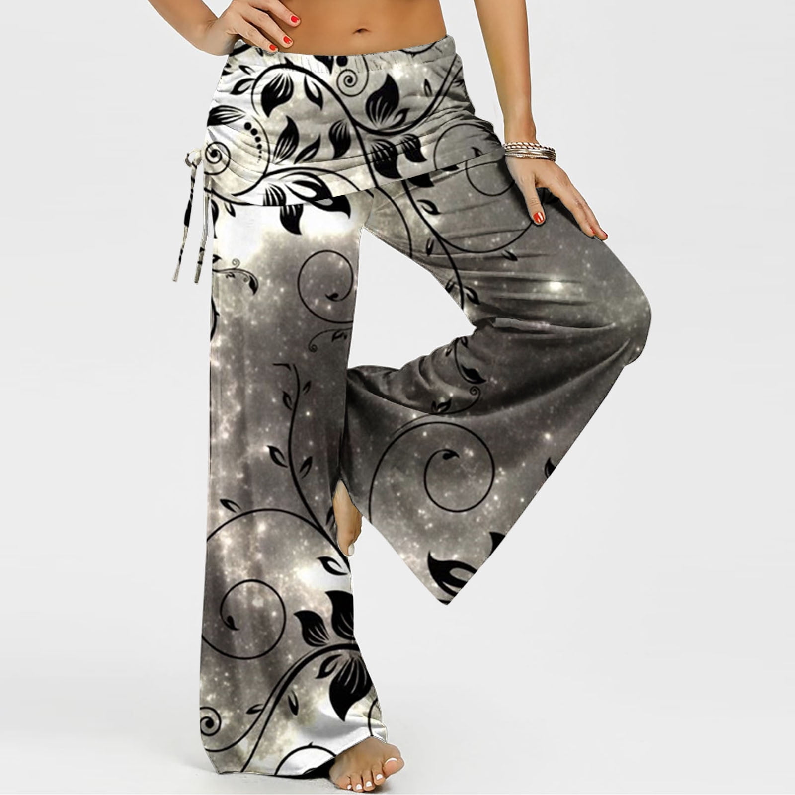 Yoga Pants,Clearance Women's Fashion Casual Trend Printed Elastic ...