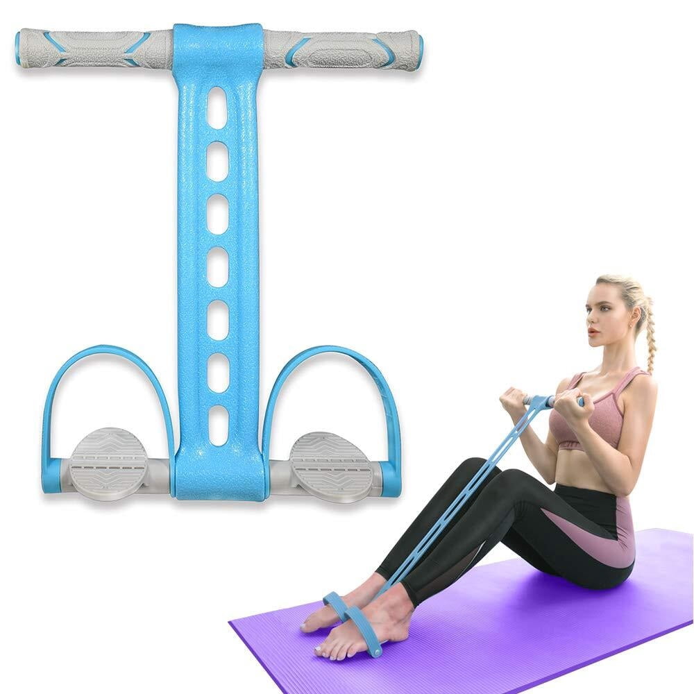 Yoga Pedal Resistance Band Elastic Pull Rope Fitness Sit-up Exercise ...