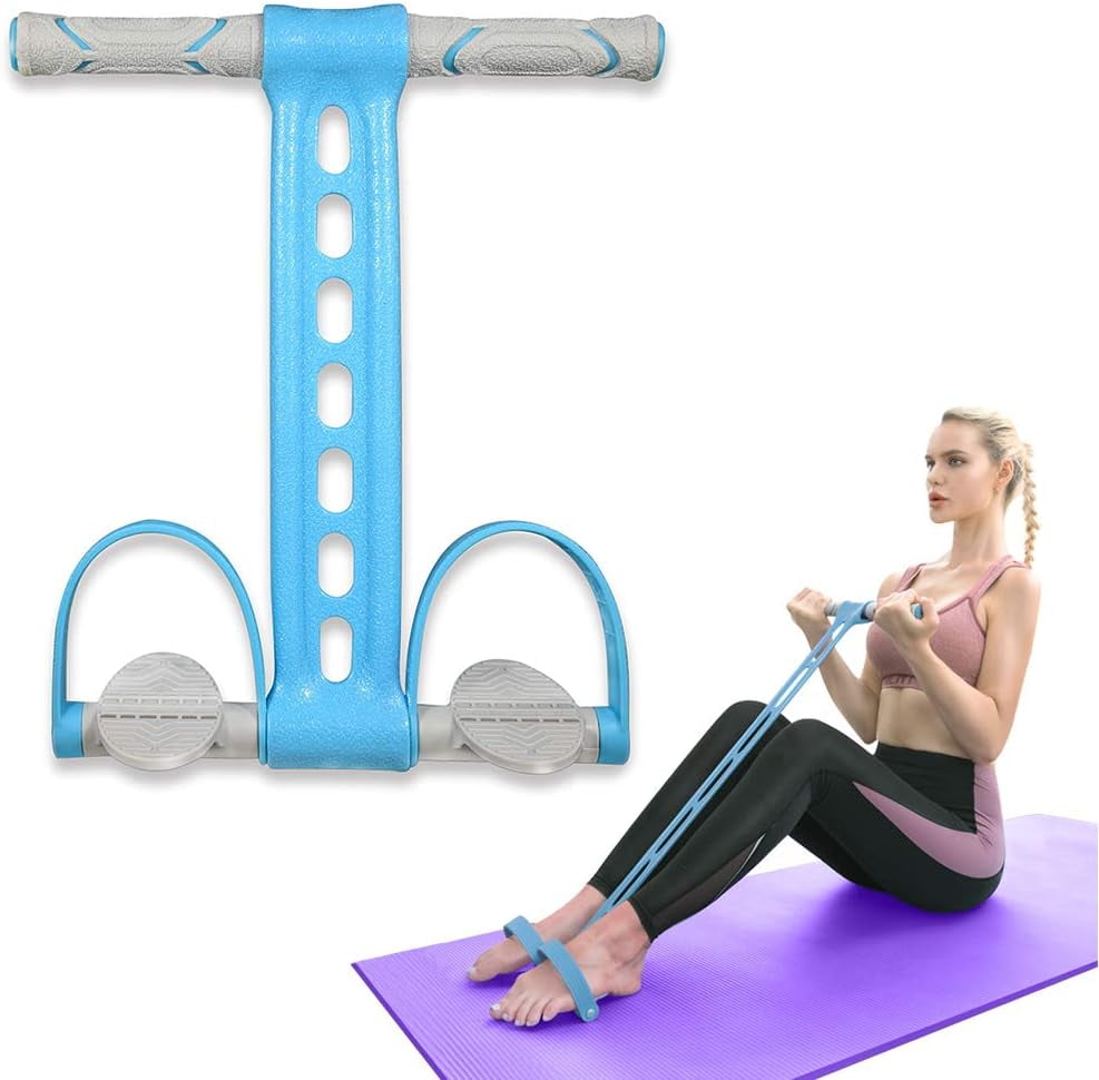 Yoga Pedal Resistance Band Elastic Pull Rope Fitness Sit-up Exercise ...