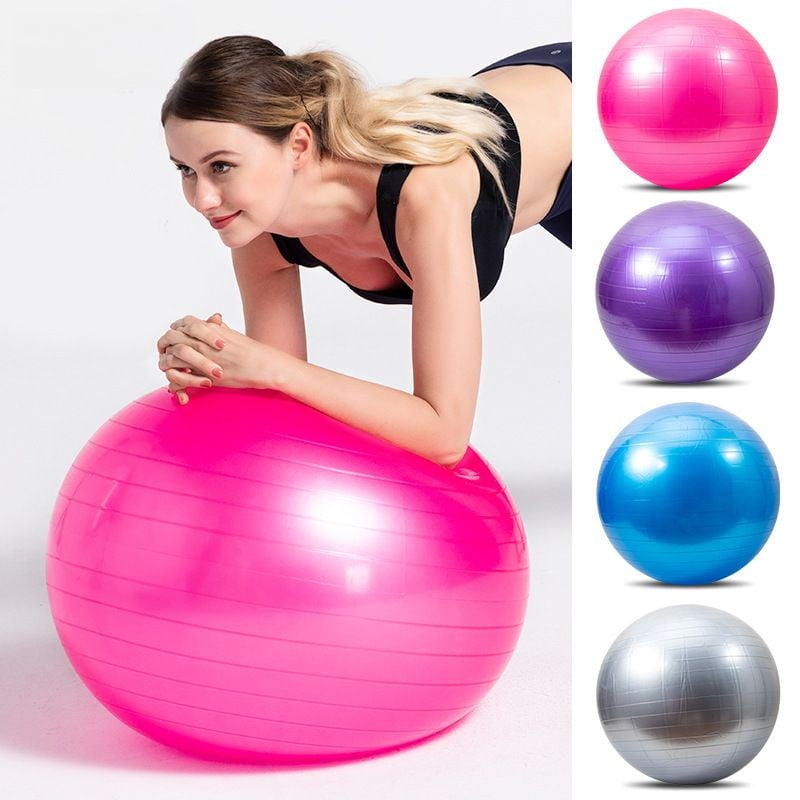 Yoga Pilates Ball Gym For Fitness Balloon Cover Workout Over Soft Big ...