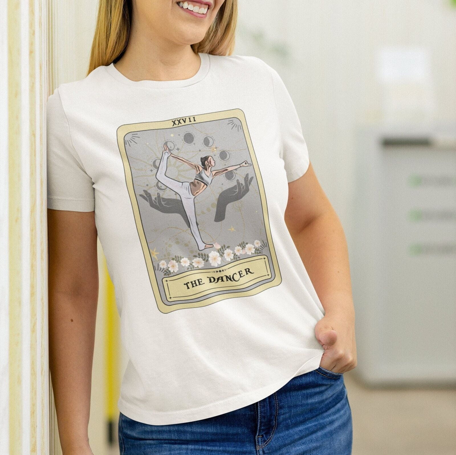 Yoga Pose, The Dancer Tarot Card Shirt - Walmart.com