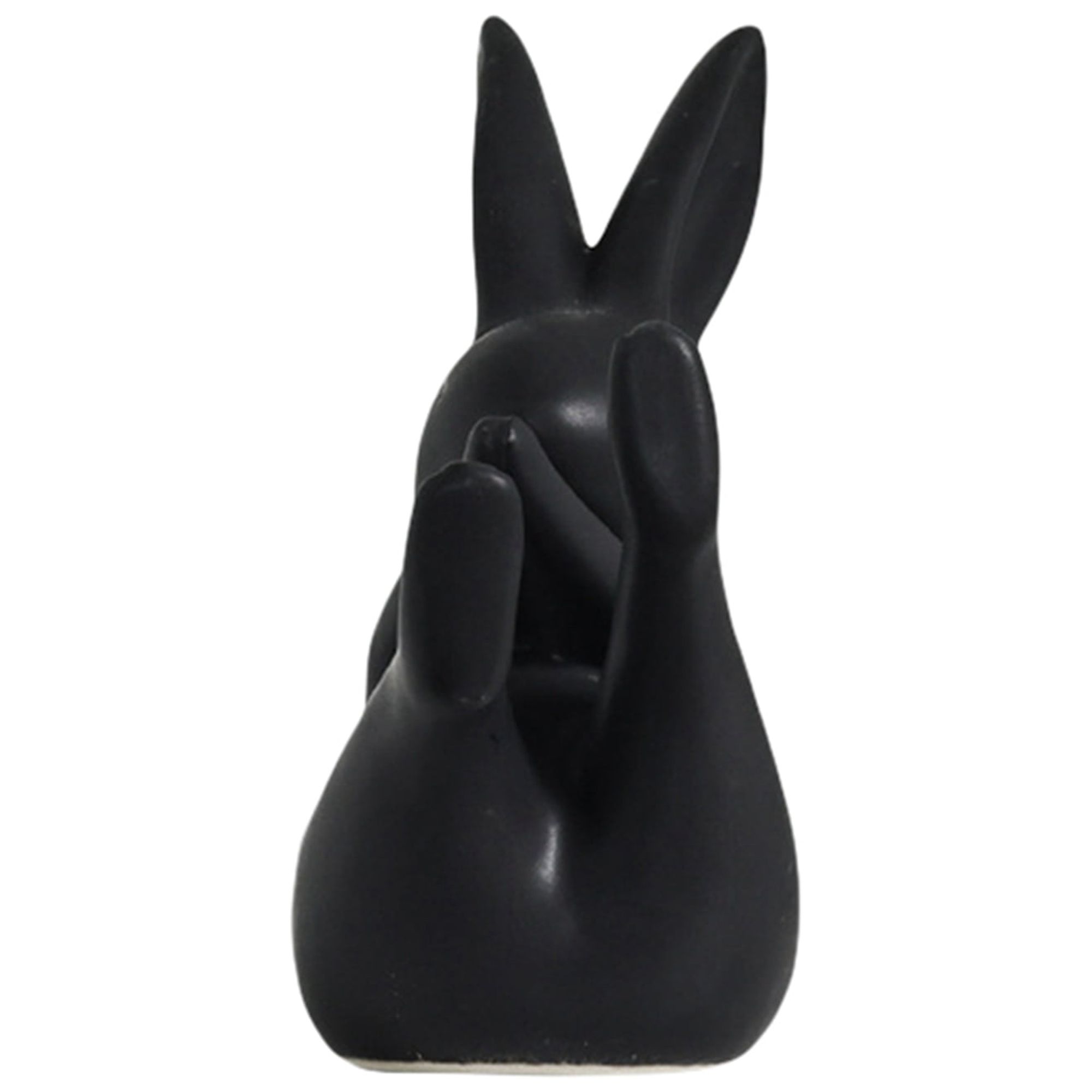 Yoga Rabbit Desktop Ornament, Ceramic Model Art Craft Home Decor ...