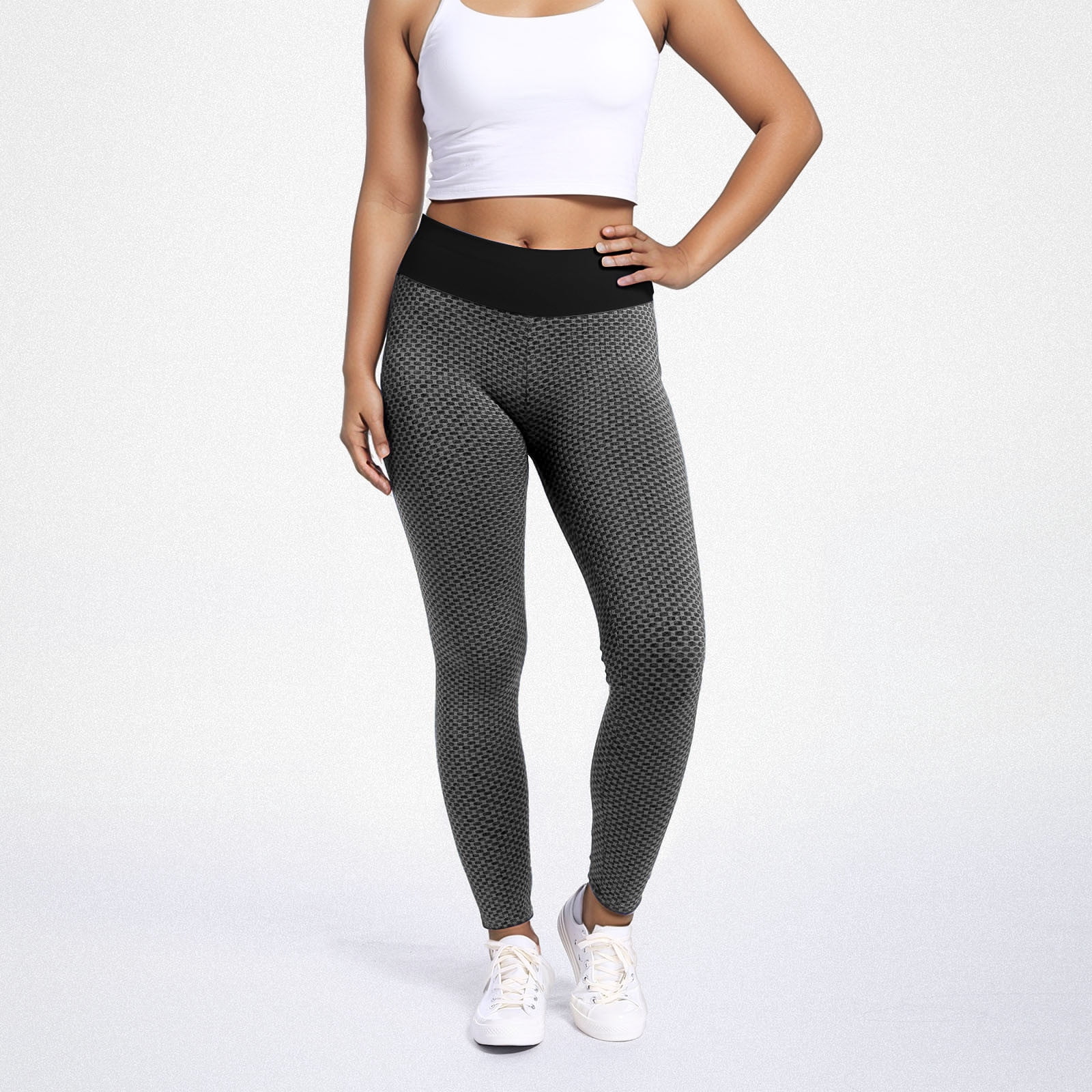 Yoga Running Leggings Length Pants Womens Active Fitness Full Sports ...