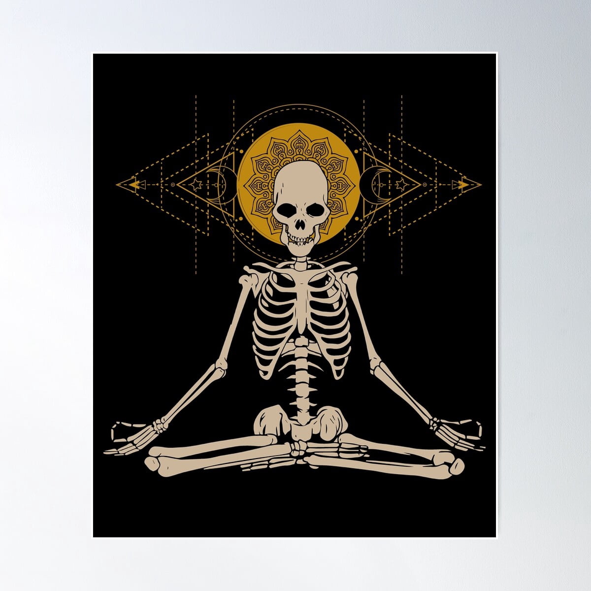 Yoga -Skeleton-Yoga- How To Meditate-Skeleton Meditation-Tarot,Witch ...