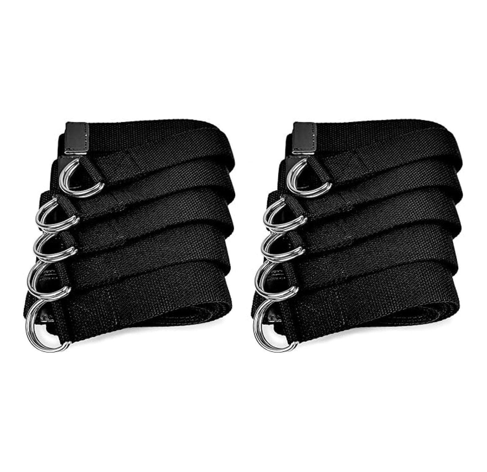 Yoga Straps 10-Pack, 8ft Adjustable Straps with D-Ring Buckle ...