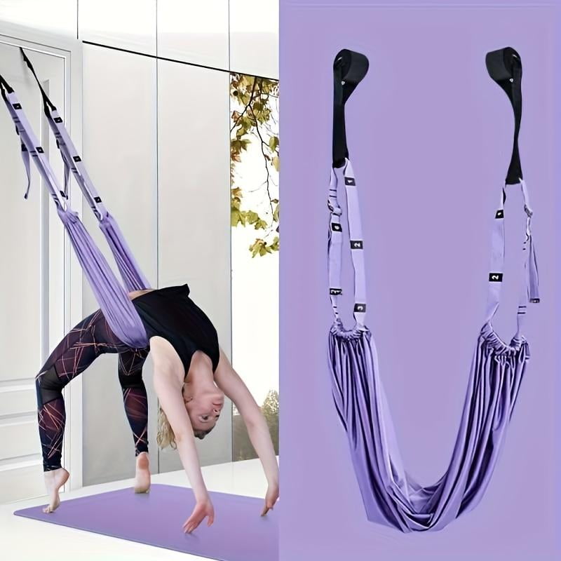 Yoga Stretching Rope - Premium Elastic Fitness Training Band for Home ...