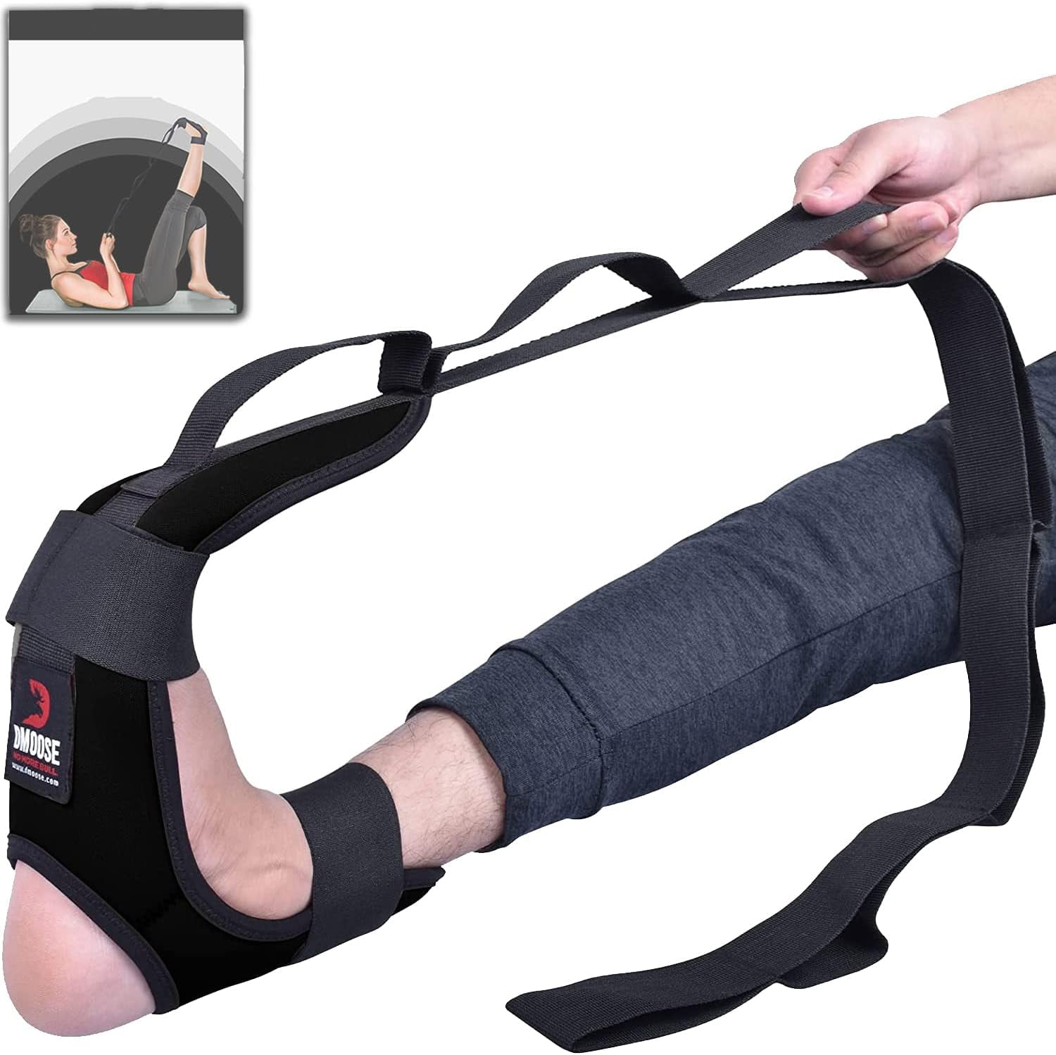 Yoga Stretching Strap for Plantar Fasciitis - Improve Achilles ...