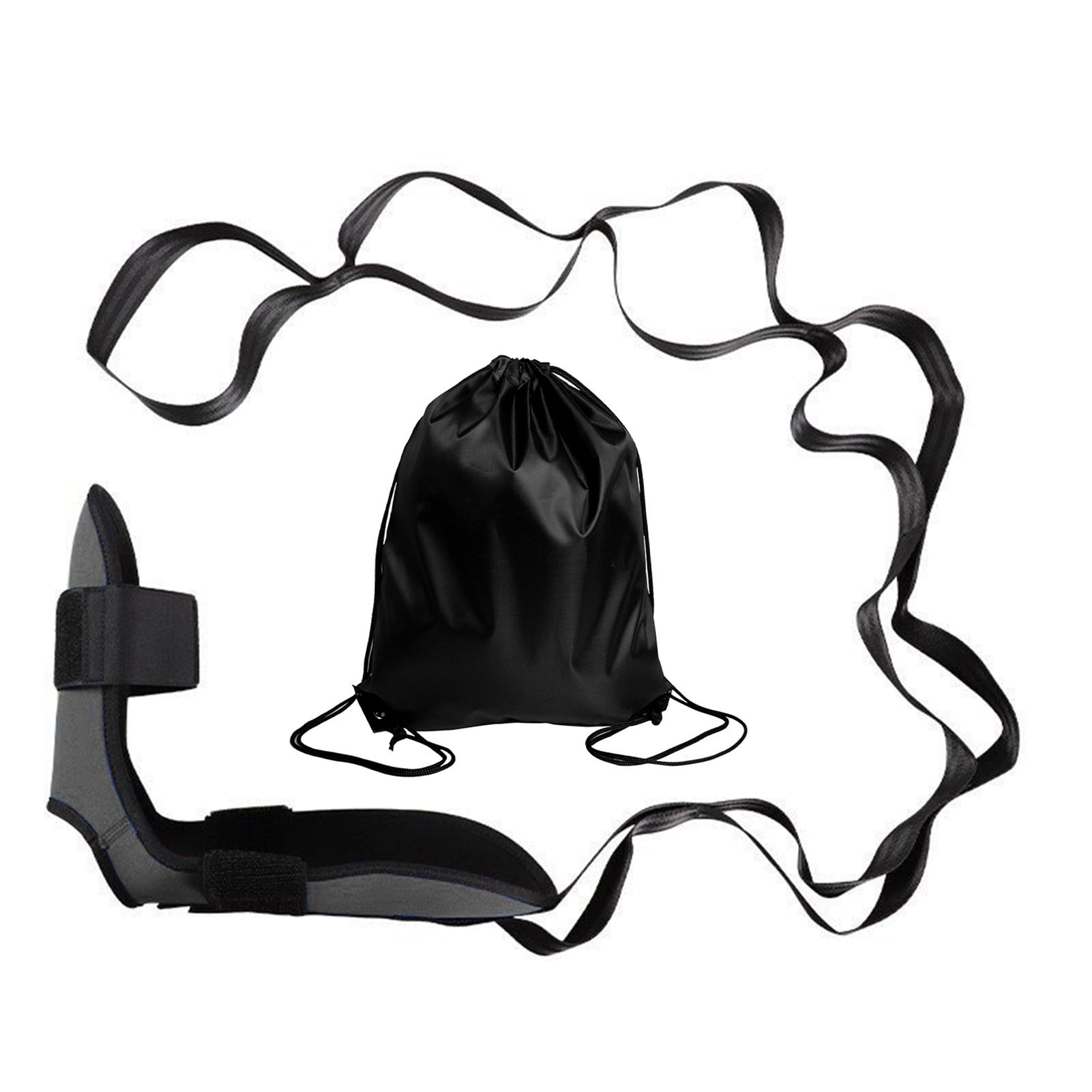 Yoga Stretching Strap with Loop Detachable Foot Adjustable Foot Calf ...