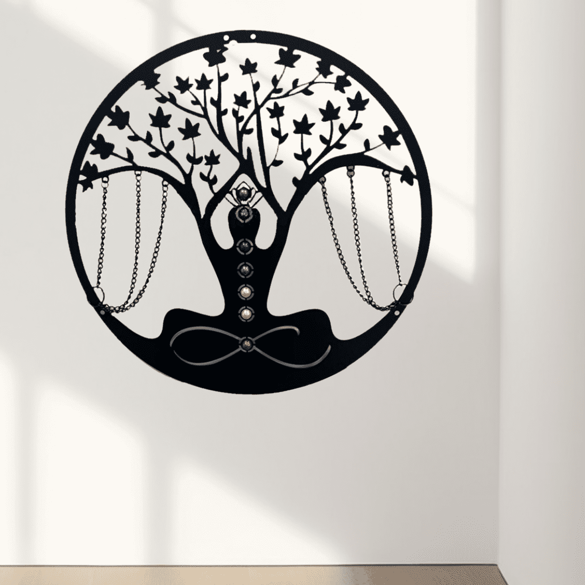 Yoga Tree of Life Meditation Metal Wall Decor Meditation Wall Art with ...