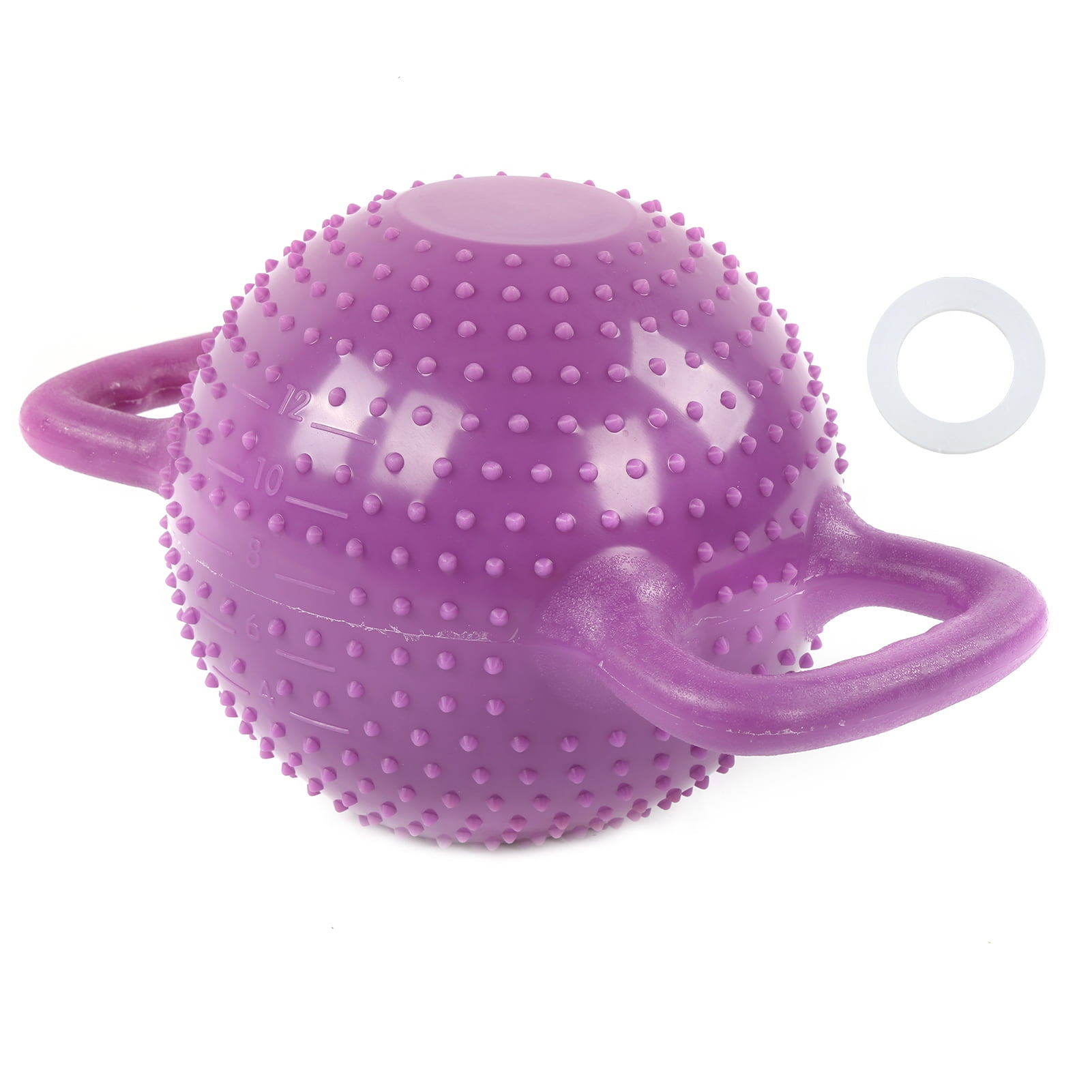 Yoga Water Kettlebell - Purple, Double-Handled, Water-Filled ...