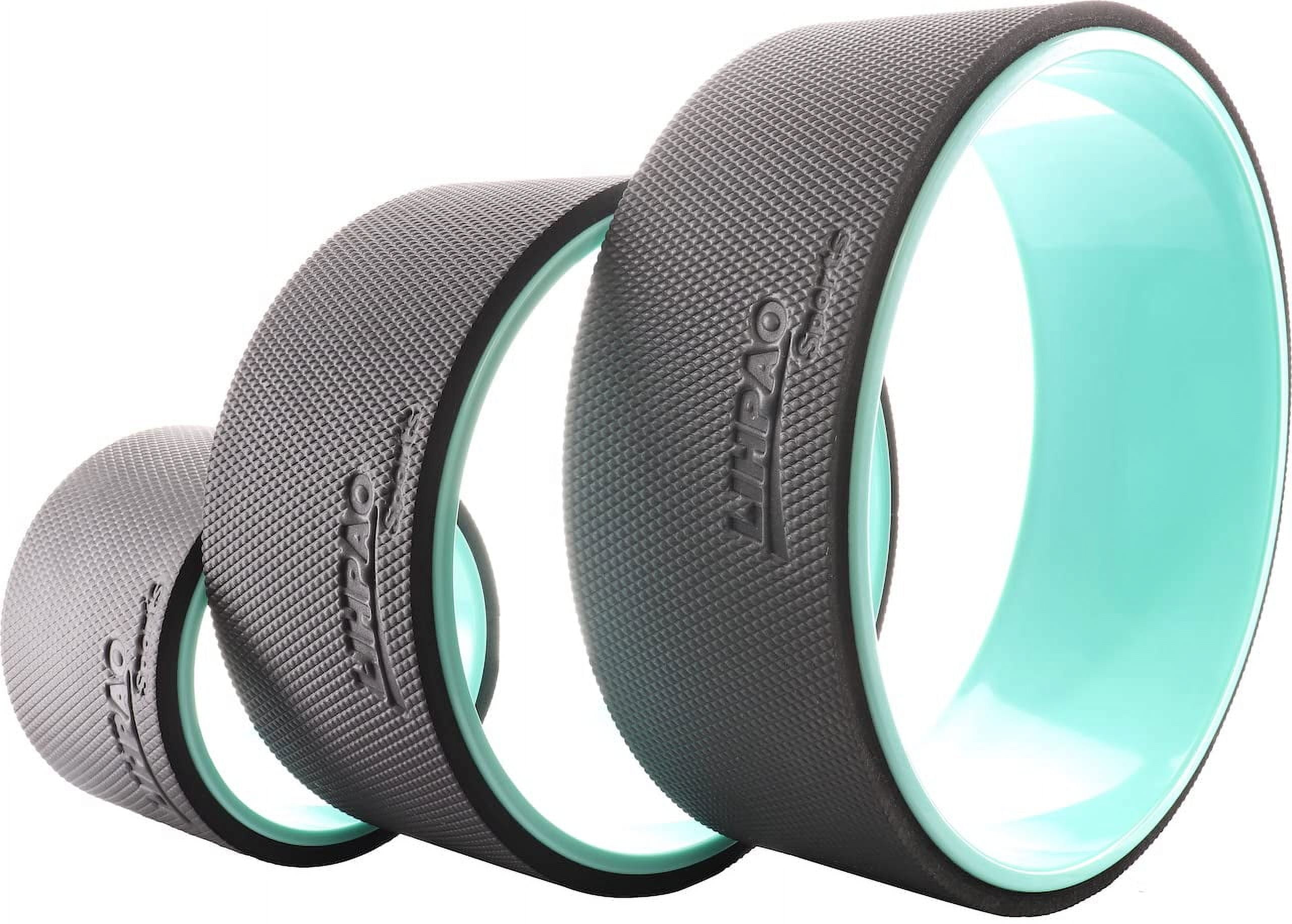 Yoga Wheel Roller for Deep Tissue Massage Pain Relief, Back Stretcher ...