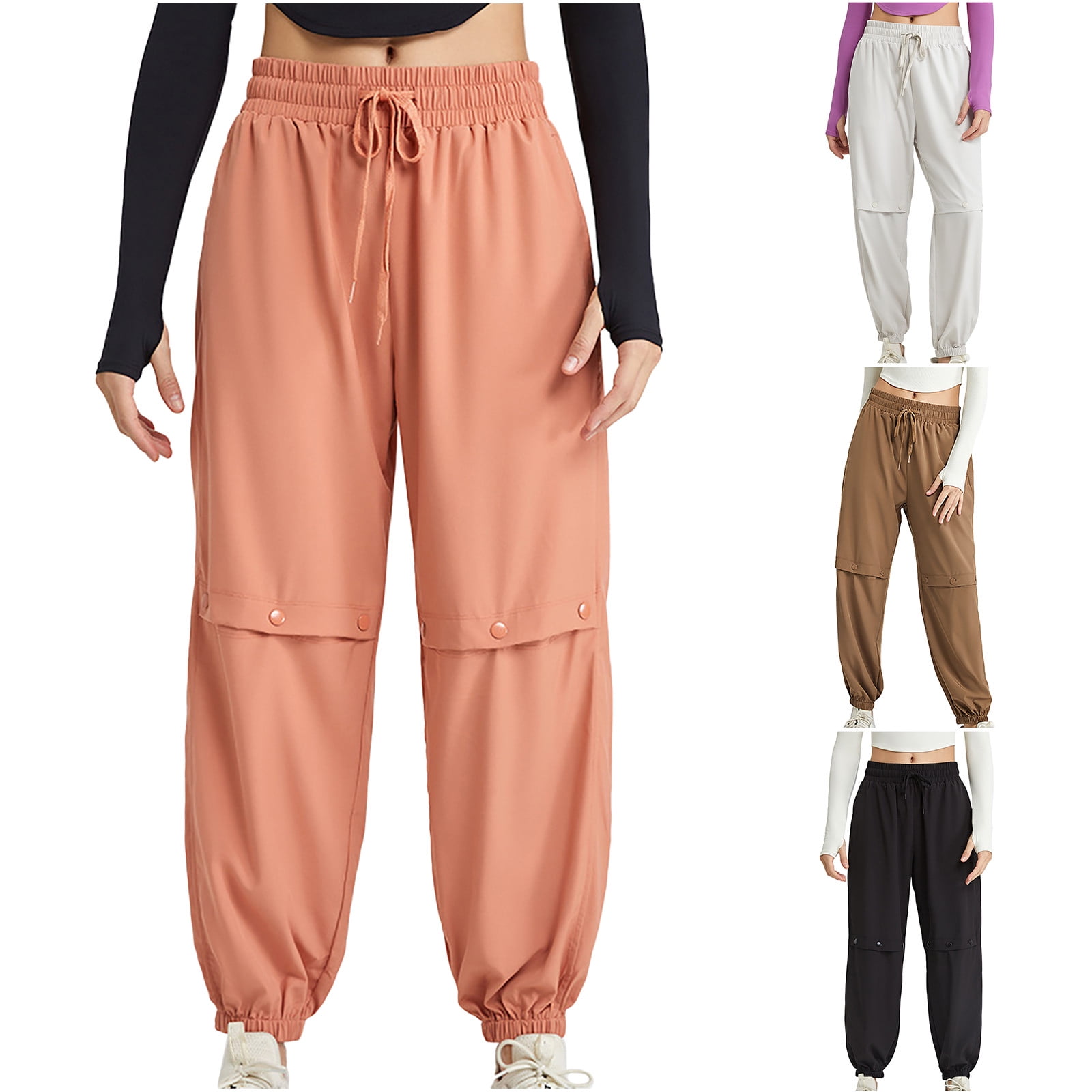 Yoga Work Pants For Women Drawstring High Waist Relaxed Harlan Pants ...