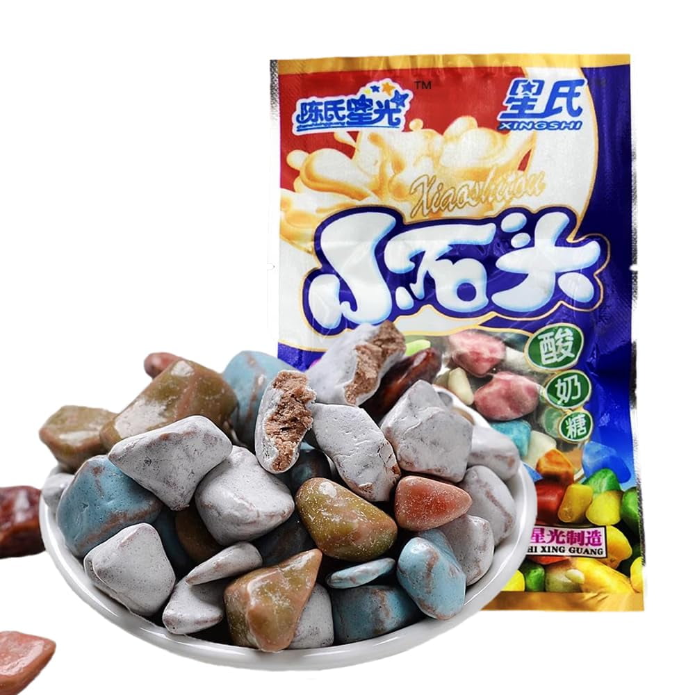 Yoghurt Flavoured Rock Candy，Edible YPF5 Rocks，Multi-Coloured Candy ...