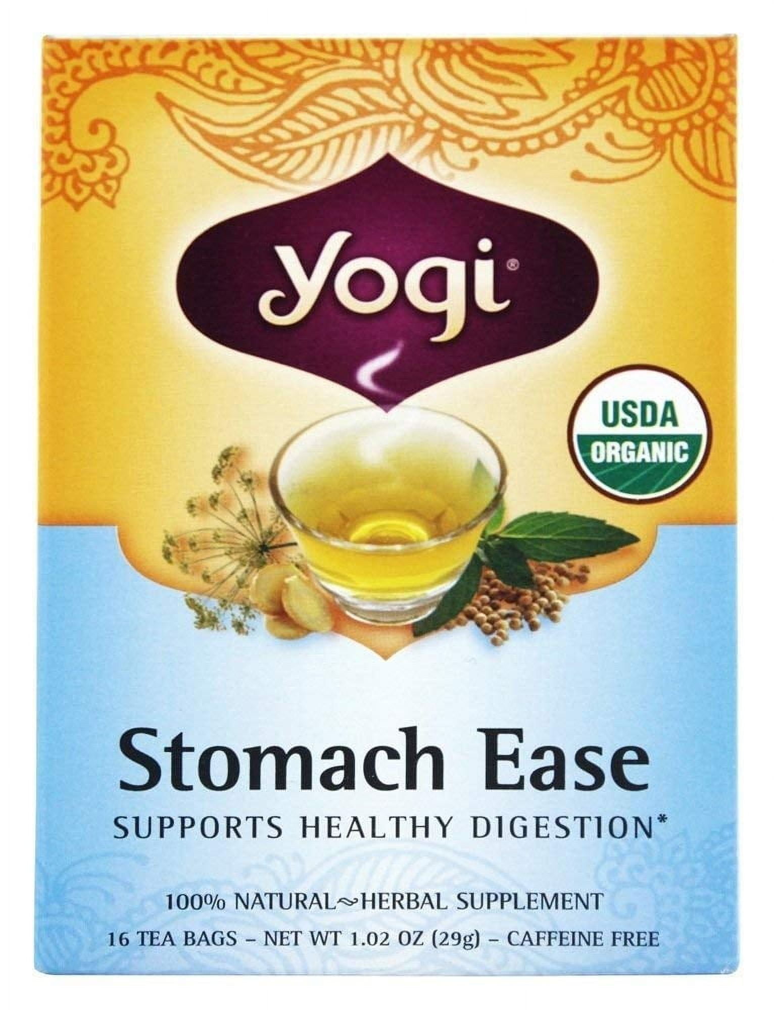 Yogi 27041-3Pack Yogi Stomach Ease Tea - 3X16 Bag - Walmart.com