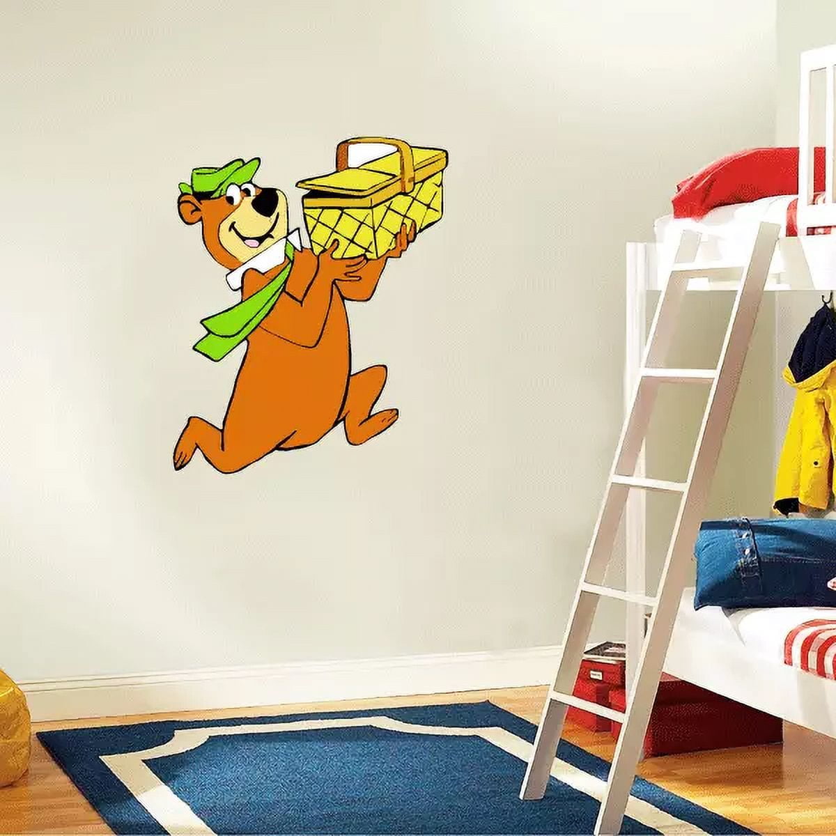 Yogi Bear Cartoon Wall Decor Sticker Phone Decal Water Bottle Stickers ...