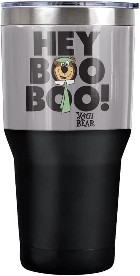 Yogi Bear Hey Boo Boo Stainless Steel Tumbler 30 oz Coffee Travel Cup ...
