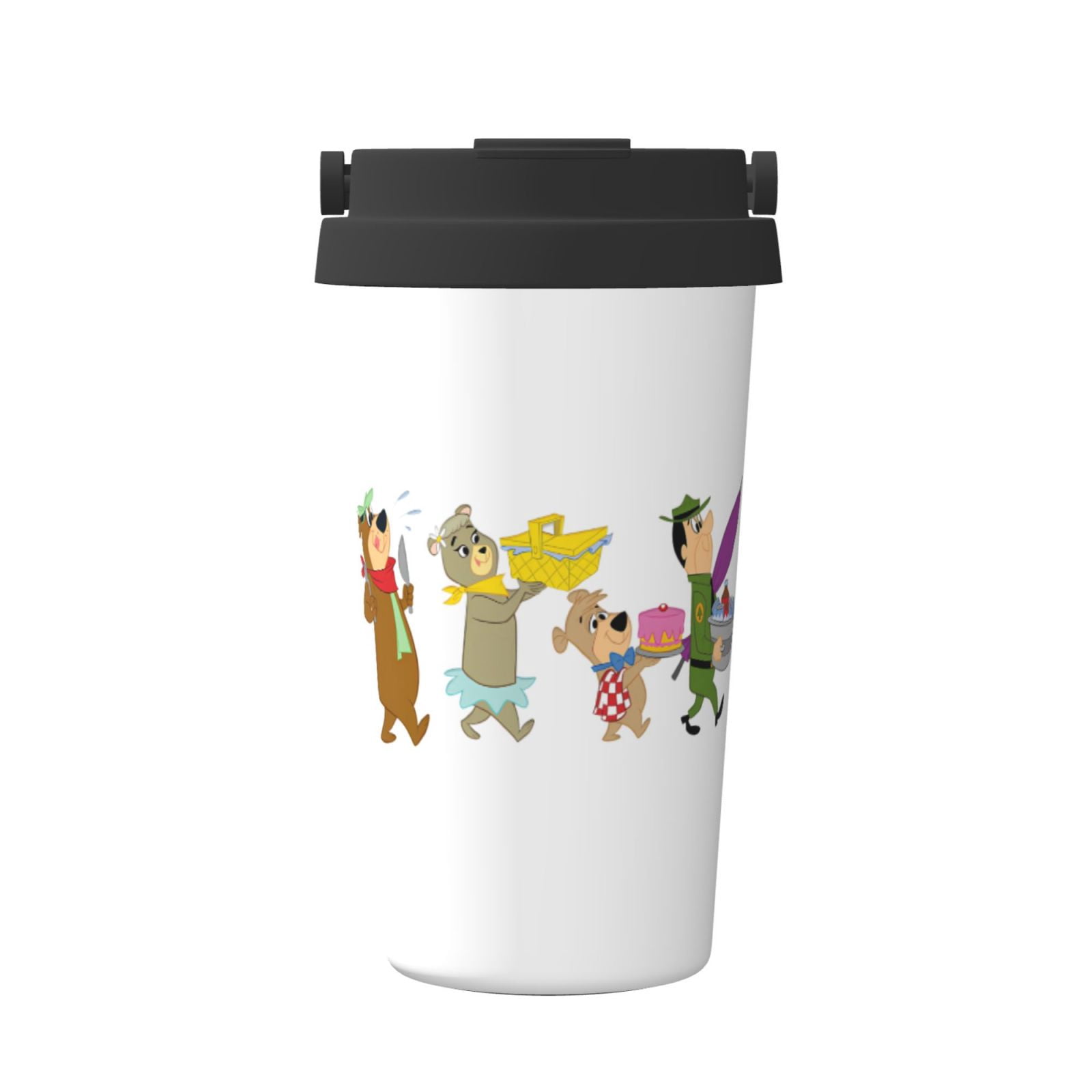 Yogi Bear Insulated Coffee Mug with Leak Proof Lid Reusable Coffee Mug ...