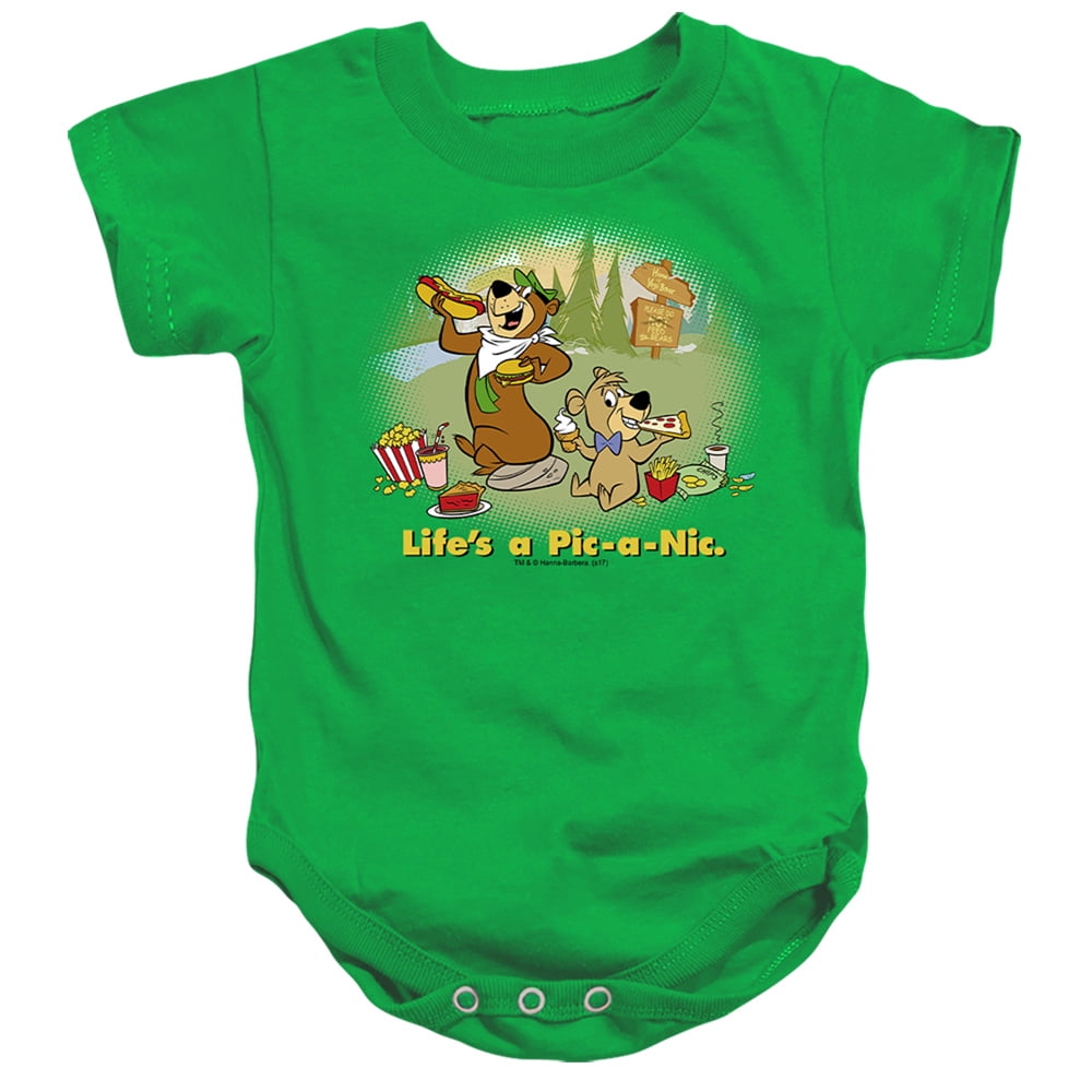 Yogi Bear Lifes A Pic-A-Nic Unisex Infant Snap Suit for Baby (18 Months ...