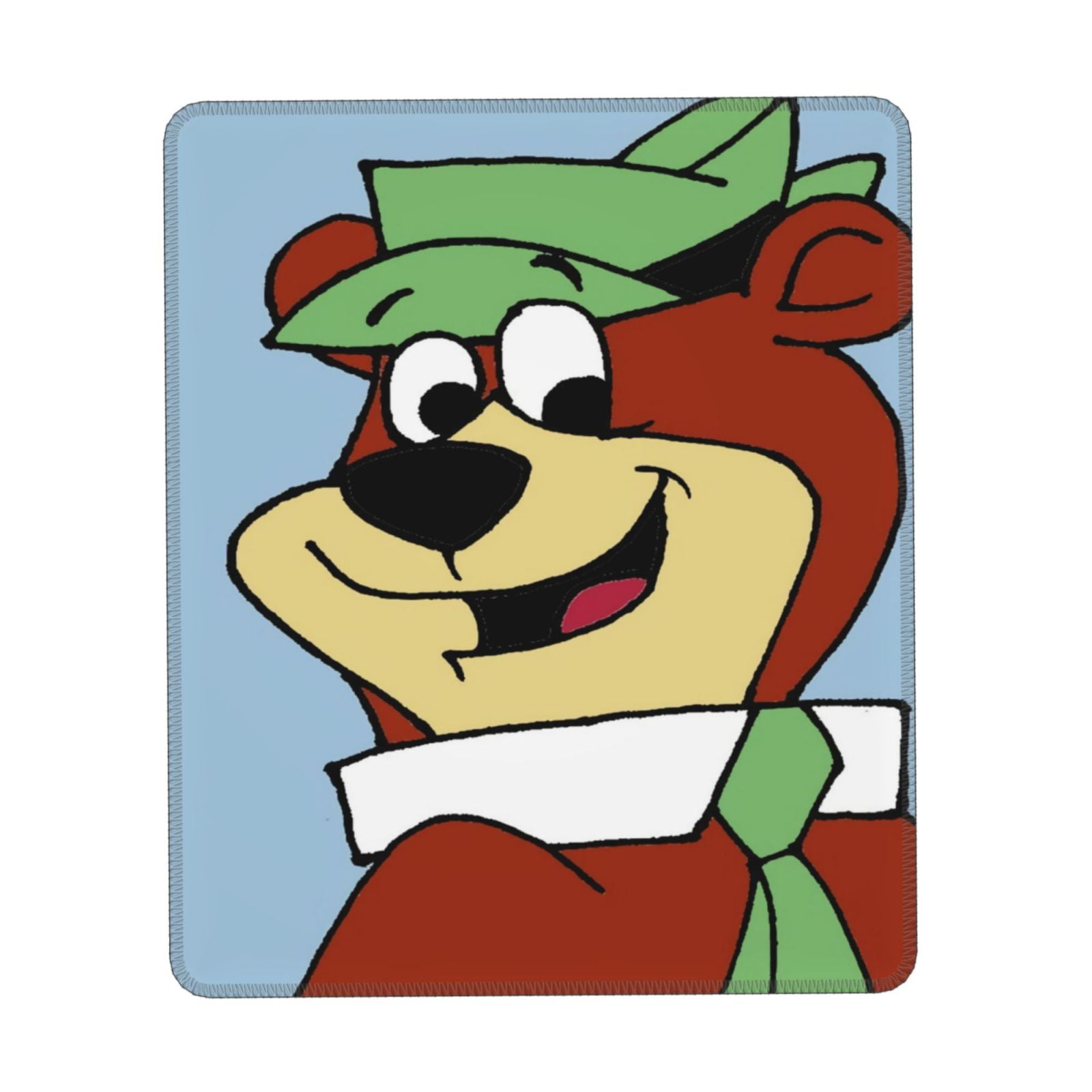 Yogi Bear Mouse Pad Personalized Gaming Mouse Mat With Stitched Edge ...