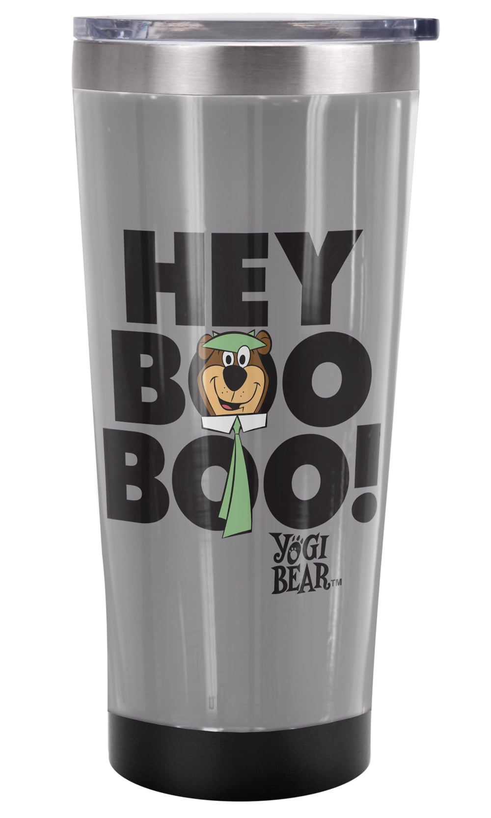 Yogi Bear Official Hey Boo Boo! 20 oz Travel Tumbler, Stainless Steel ...