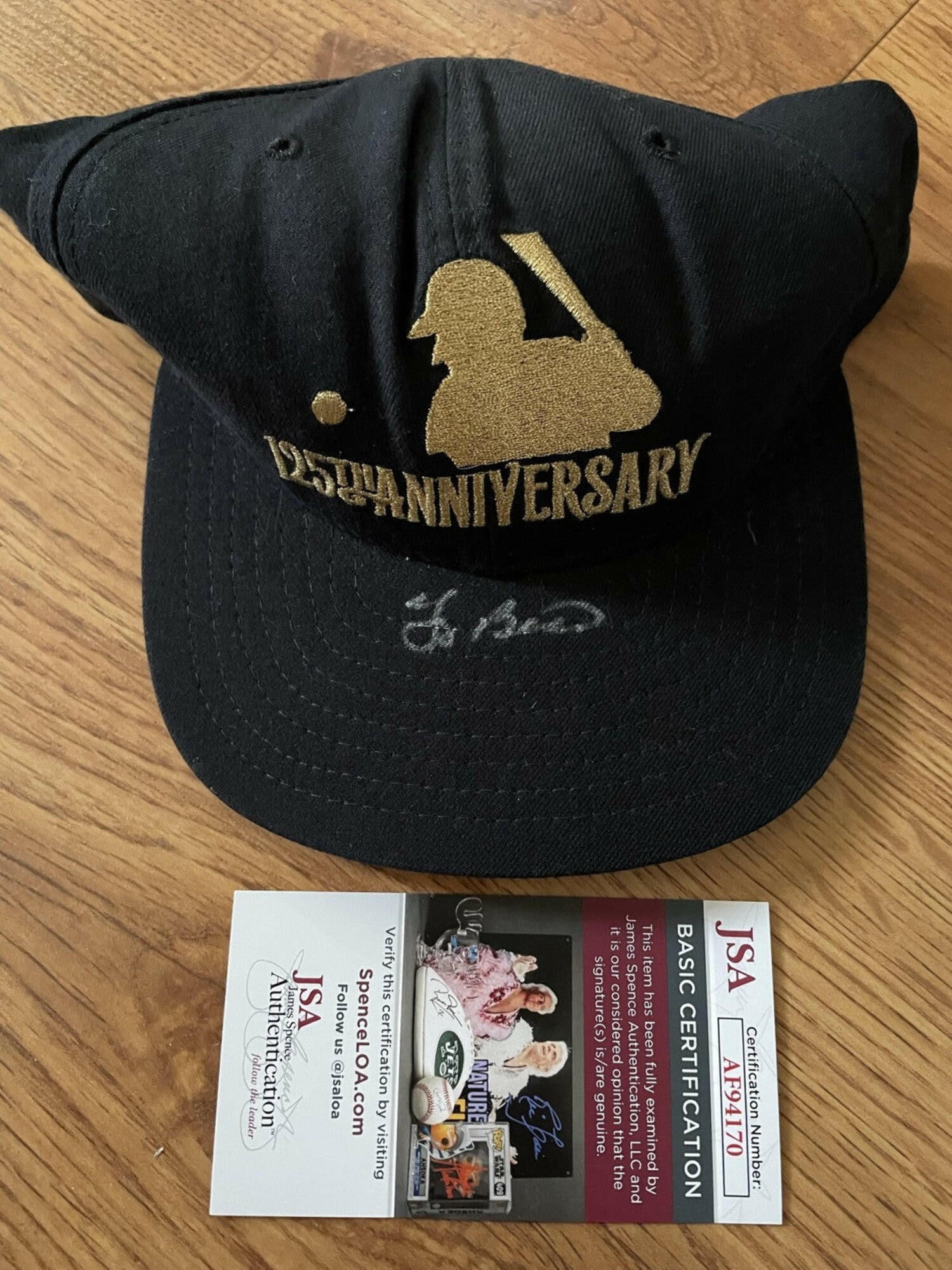 Yogi Berra autographed MLB 125th Anniversary cap or hat JSA - Walmart.com