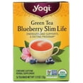 Yogi Green Tea, Blueberry Slim Life, 16 Tea Bags - Walmart.com