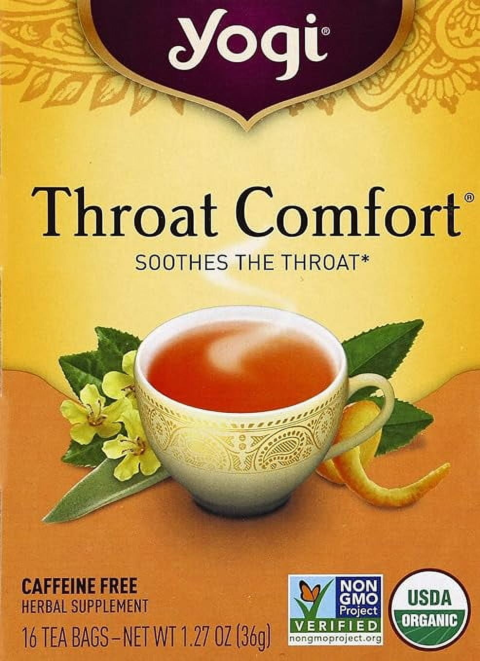 Yogi Tea Organic Throat Comfort Tea, 16 ct - Walmart Business Supplies