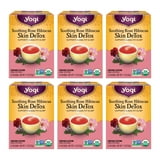 Yogi Skin DeTox Tea with Rose Hibiscus and Green Tea Supports Skin Glow ...
