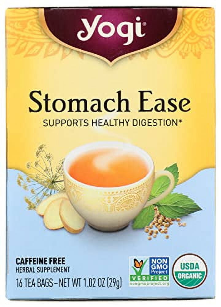 Yogi Tea, Stomach Ease, 16 Count - Walmart.com