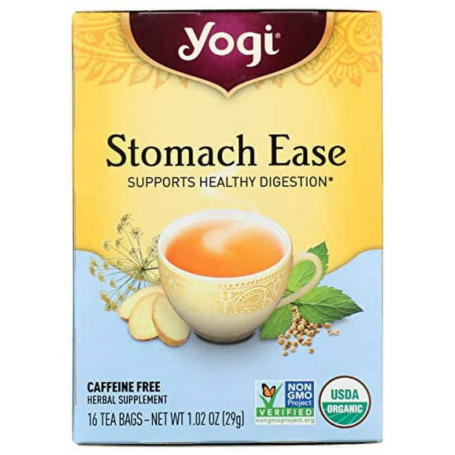 Yogi Tea, Stomach Ease, 16 Count - Walmart.com