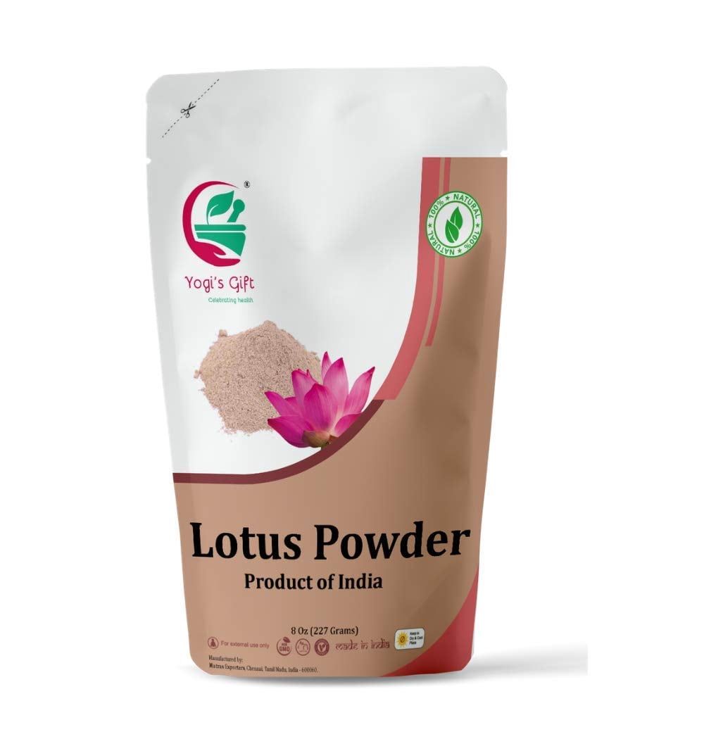 Yogi's Gift | Lotus Flower Powder | Nelumbo Nucifera | 8 oz (227 Grams ...