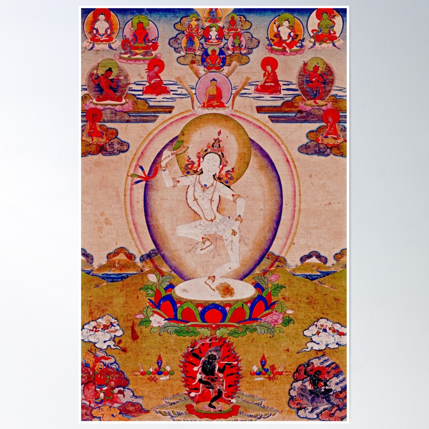 Yogini Poster Wall Art, Modern Wall Decor, 12x18 UNFRAMED - Walmart.com