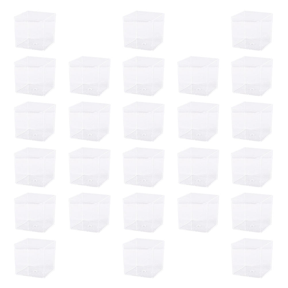 ifundom Mini Clear Mousse Cups 50Pcs Reusable Yogurt Containers ...