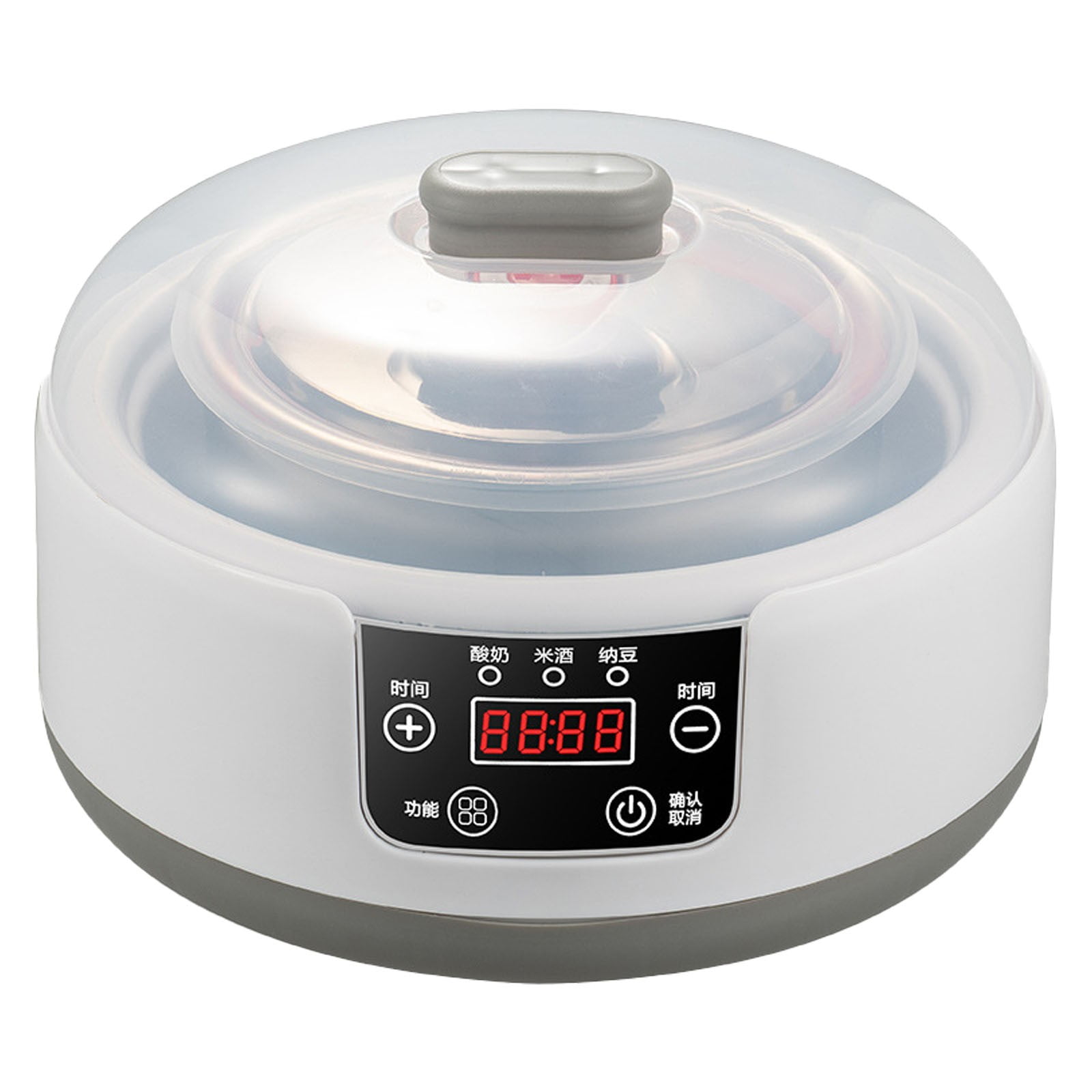 Yogurt Maker, 1.2L Constant Temperature Noise Stainless Inner Container ...