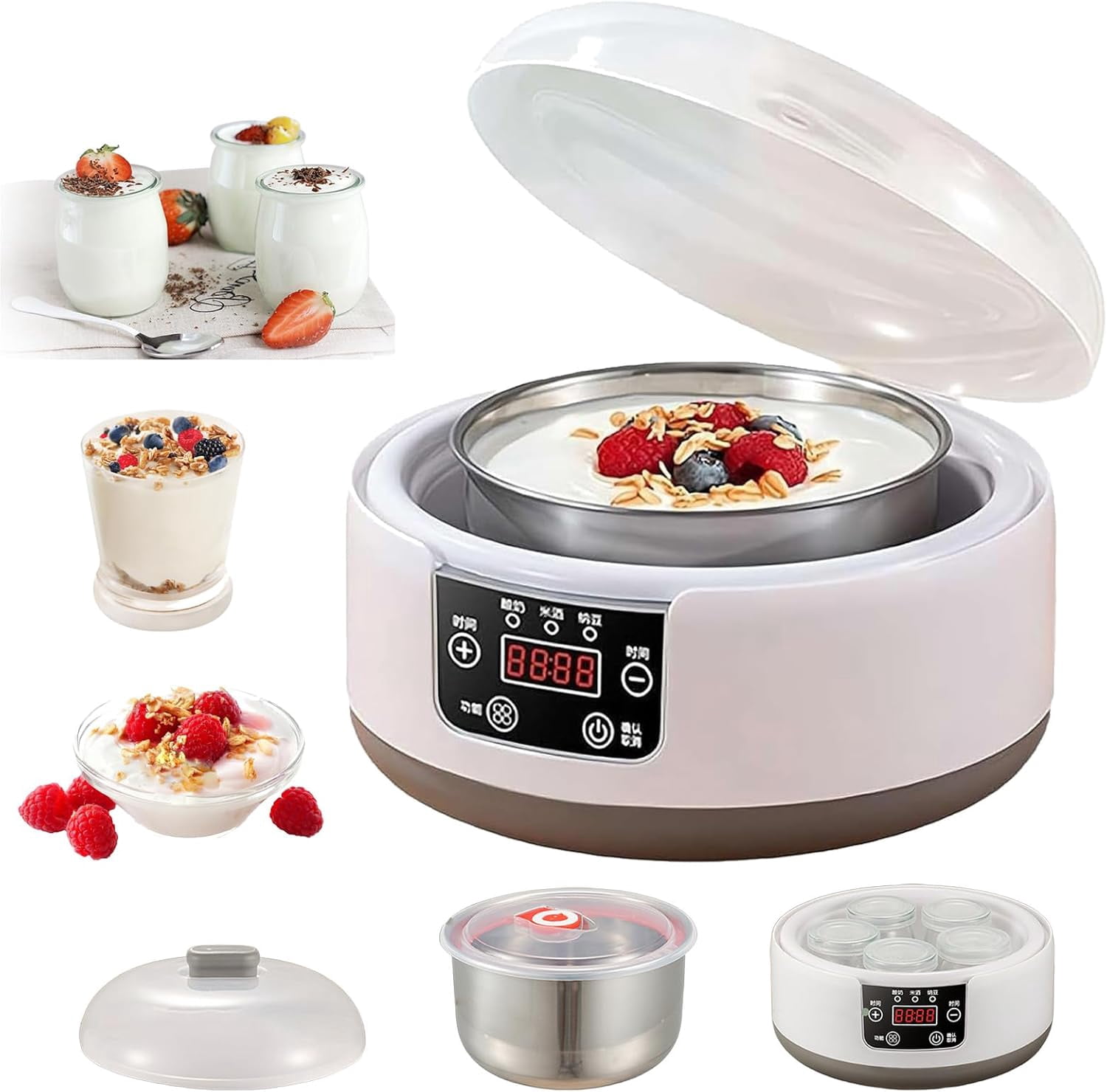 Yogurt Maker 36 Hour, 36 hour yogurt maker with temperature control and ...