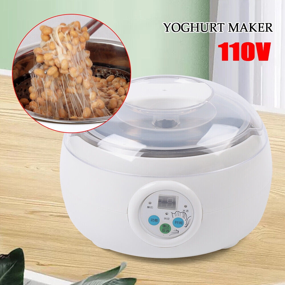Yogurt Natto Machine,1.5L 15W 110V Stainless Steel Household Electric ...